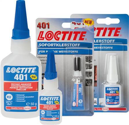 Loctite Colle Instantanée 50ml Transparent 20-60s Temps De Durcissement Métal, Plastique Et ...