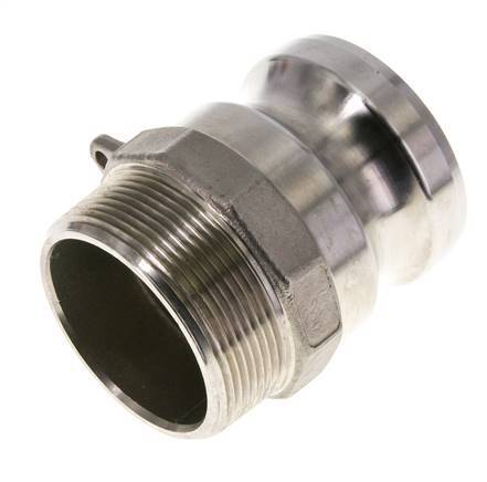 Coupleur Camlock DN 50 (2'') en acier inoxydable Filetage NPT mâle 2 ...