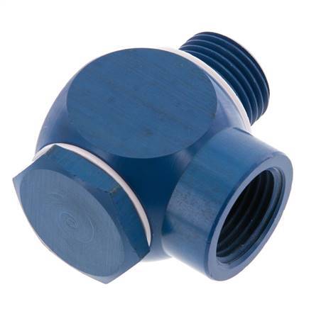 Raccord Banjo G1/2'' en aluminium avec filetages mâle et femelle avec ...