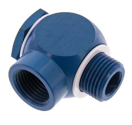 Raccord Banjo G1/2'' en aluminium avec filetages mâle et femelle avec ...