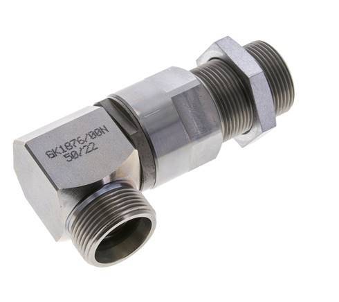 25S Acier zingué Coude à rotule Raccord coupant Cloison DN 20350 bar N ...