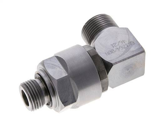 15L & M18x1.5 Acier zingue Coude à rotule Raccord coupant à filetage m ...