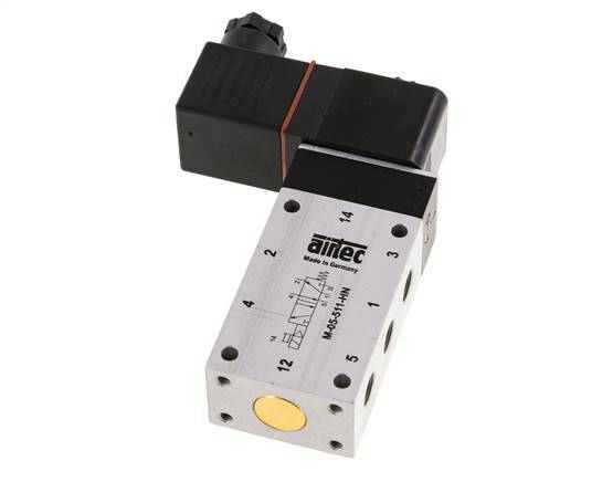 electrovanne 5/2 G1/8'' 24V DC ATEX 3-10bar/42-140psi Airtec | Tameson.fr